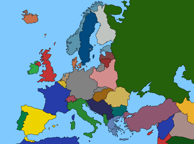 Image - Map of Europe 1939.png | TheFutureOfEuropes Wiki | FANDOM ...