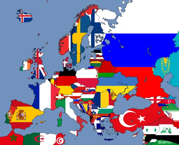 Image - Flag map Europe.png | TheFutureOfEuropes Wiki | FANDOM powered ...