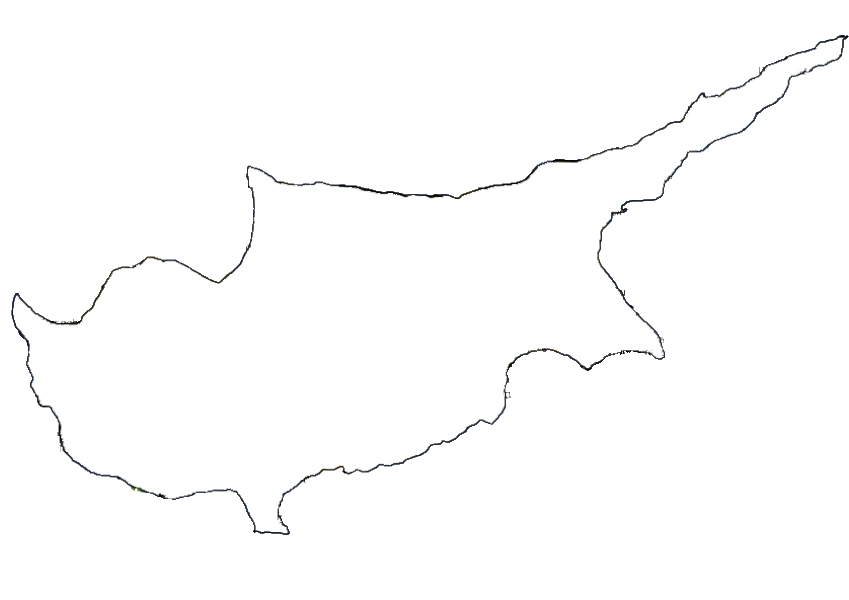 Image - Blank map of cyprus.png | TheFutureOfEuropes Wiki | FANDOM ...
