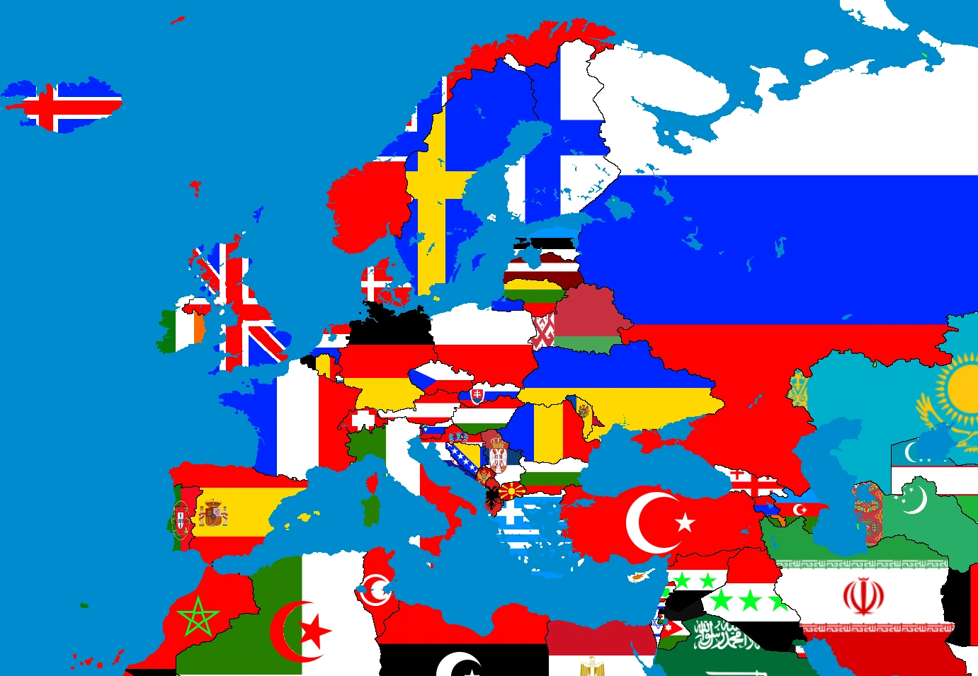 Europe map 2023