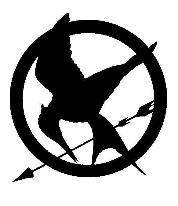 Image - Mockingjay outline.jpg | The Hunger Games Wiki | FANDOM powered ...