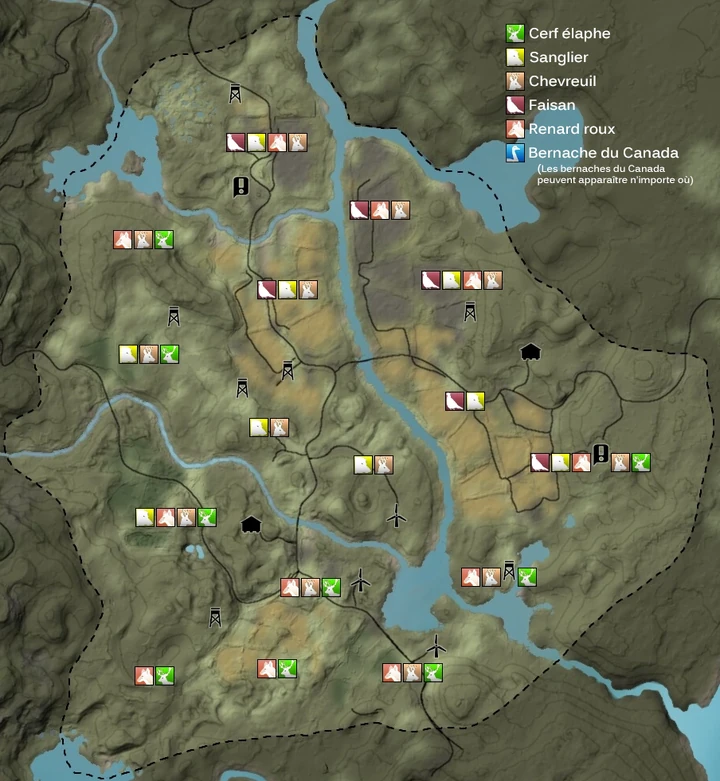The hunter call of the wild hirschfelden map
