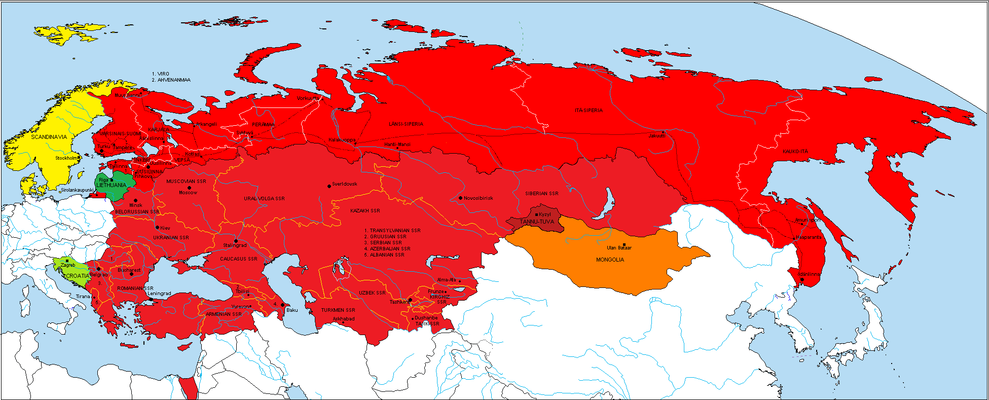 Union of Soviet Socialist Republics of the Soviet Union (Alternative ...