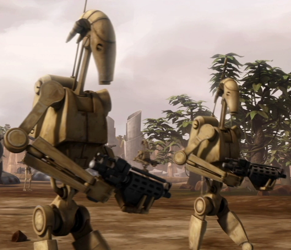 Unidentified B1 Battle Droid 1 (Muunilinst) | Star Wars: The Last of the Droids Wiki | Fandom