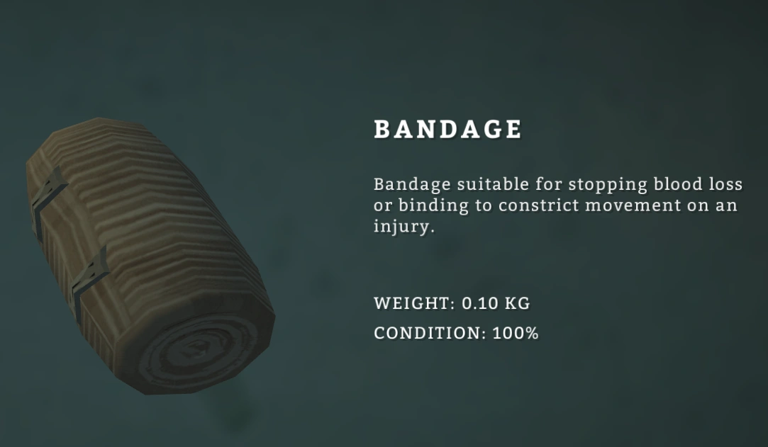 Bandage | Wiki The Long Dark | Fandom