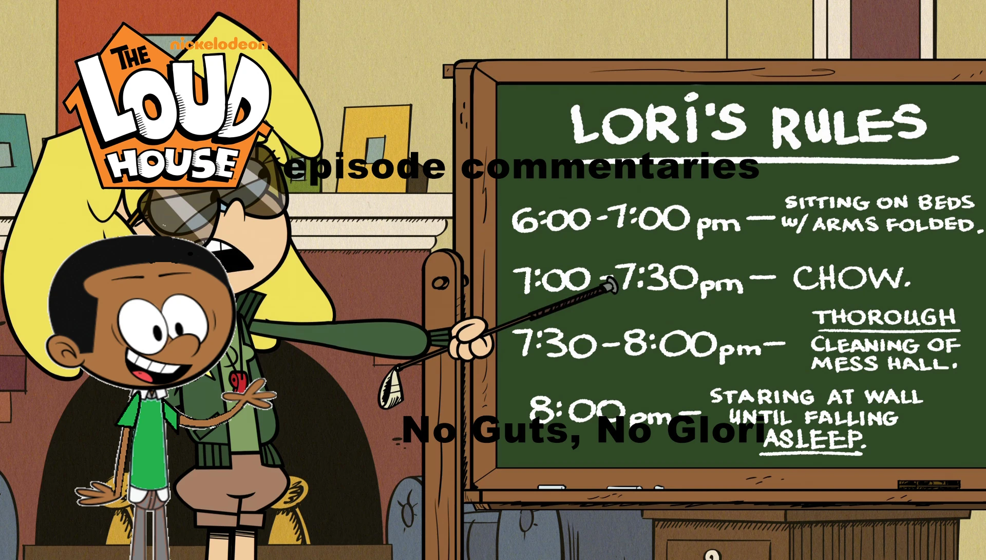 User blog:Thomperfan/LH episode commentaries- No Guts, No Glori (transcript) | The Loud House ...