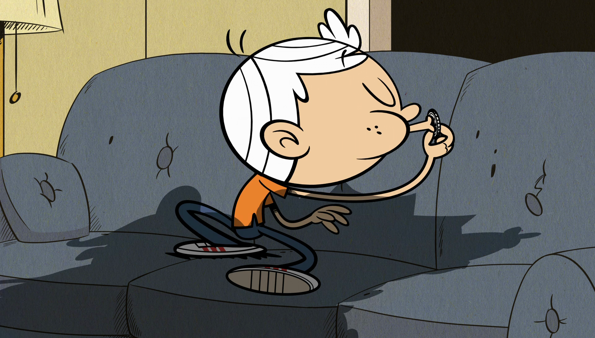Image - S1E13B Lincoln kisses quarter.png | The Loud House Encyclopedia | FANDOM powered by Wikia