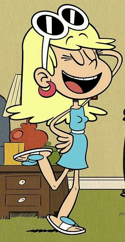 Image - Leni loud in a sky-blue dress..jpg | The Loud House ...