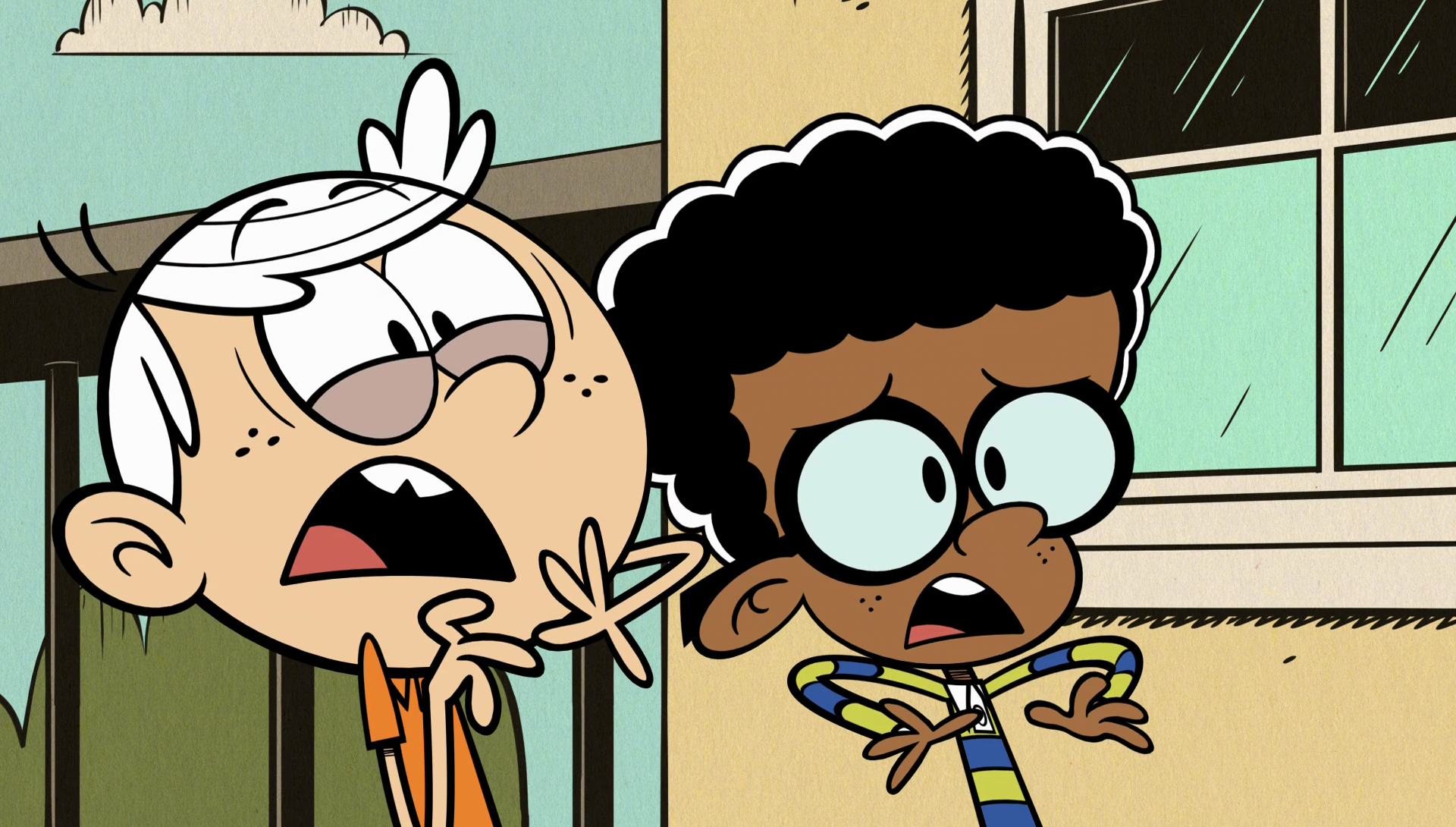 Image - S2E14A Lincoln and Clyde are scared.png | The Loud House ...