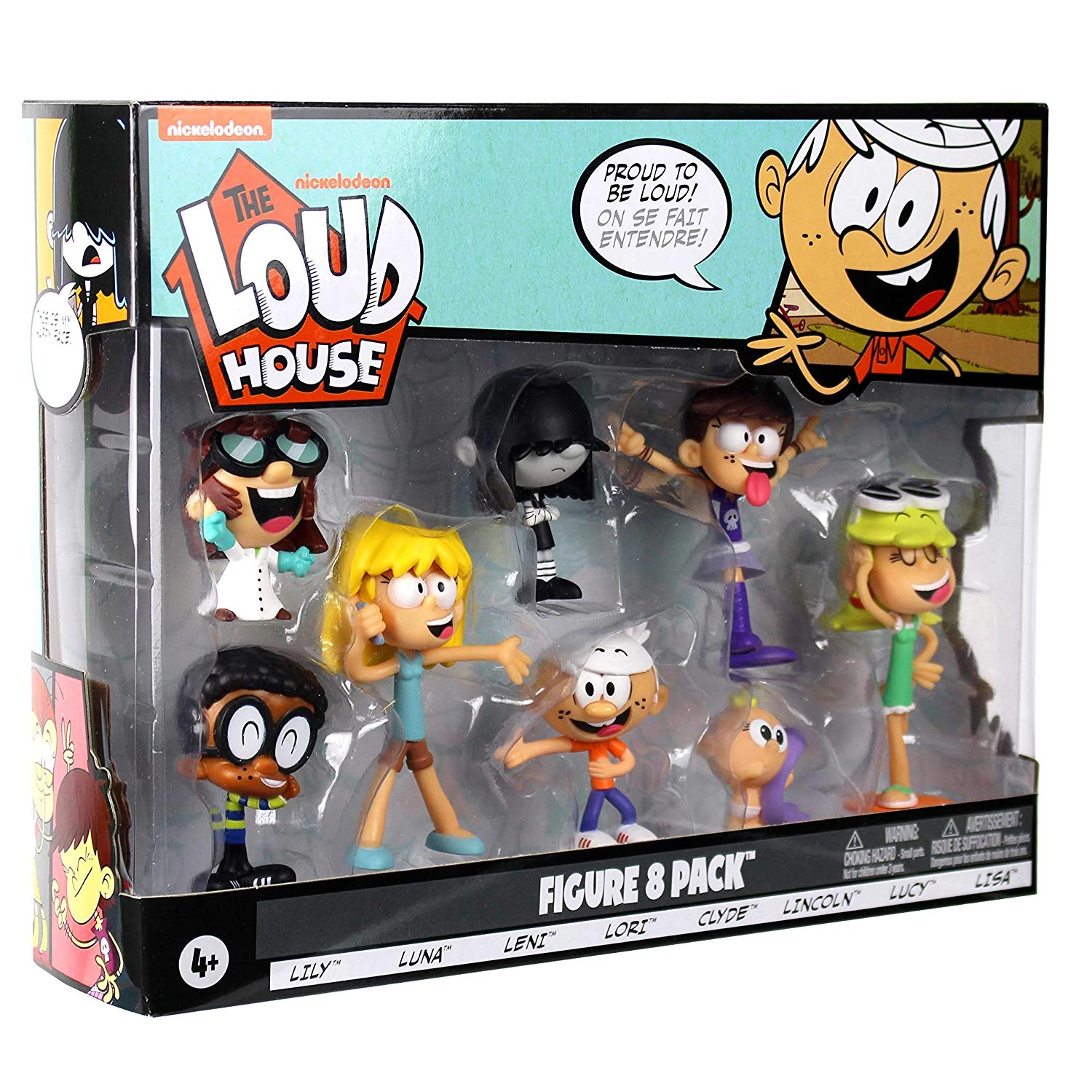Image - The Loud House Figure 8 Pack - Lincoln, Clyde, Lori, Lily, Leni ...