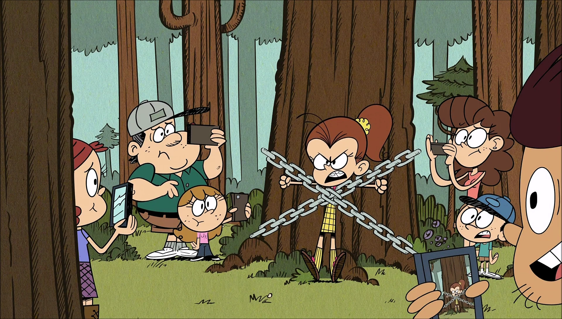 Image - S1E11A Luan chained to tree.png | The Loud House Encyclopedia | FANDOM powered by Wikia