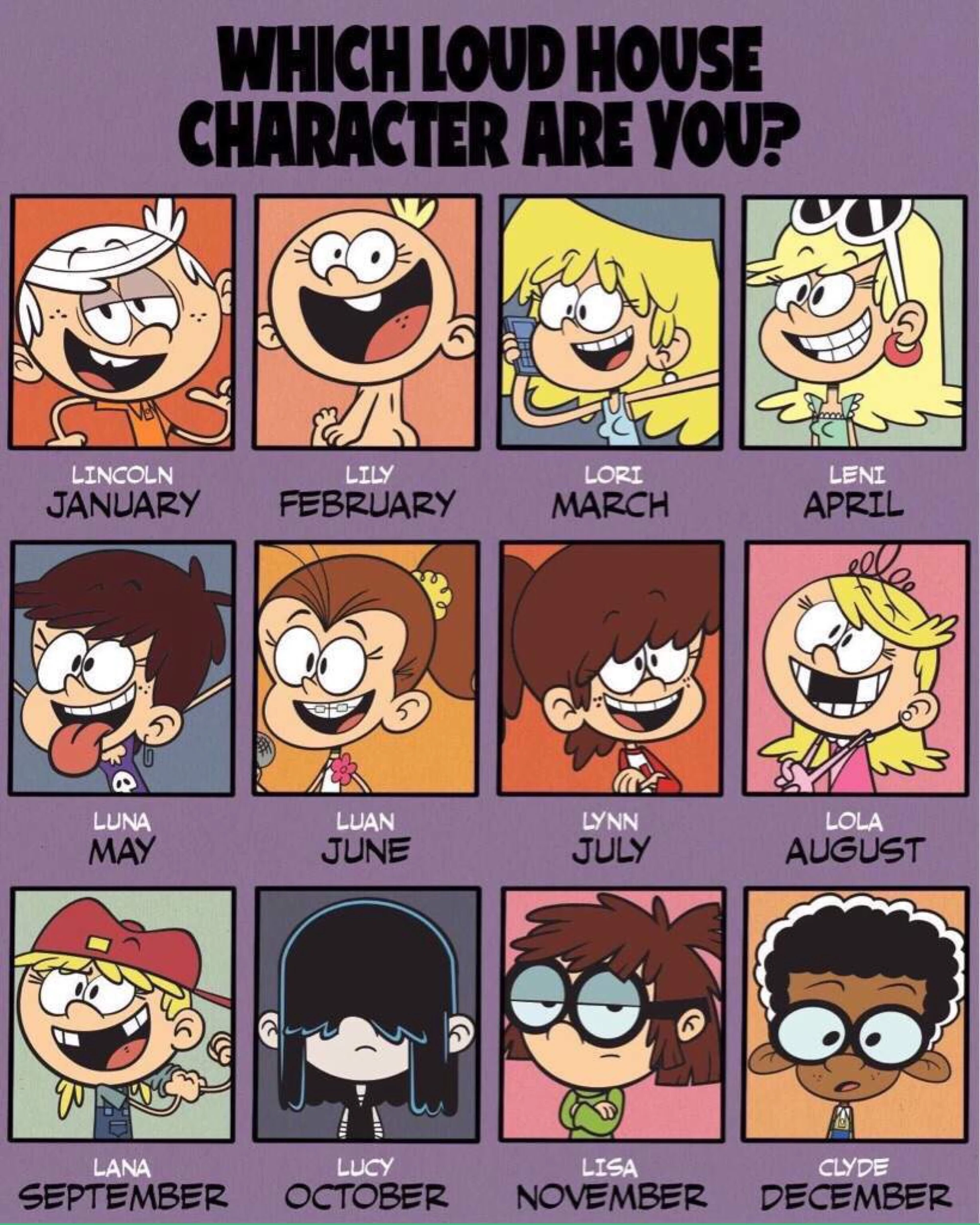 Image - Loud House Characters Calender.jpeg | The Loud House ...