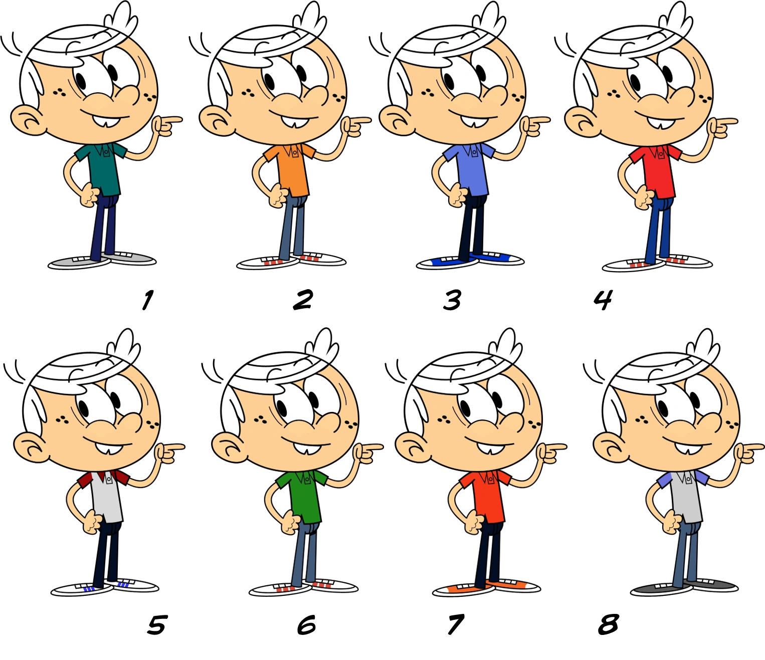 User blog:TheMaximumMatt/Lincoln Loud Alternate Skins | The Loud House Encyclopedia | FANDOM ...
