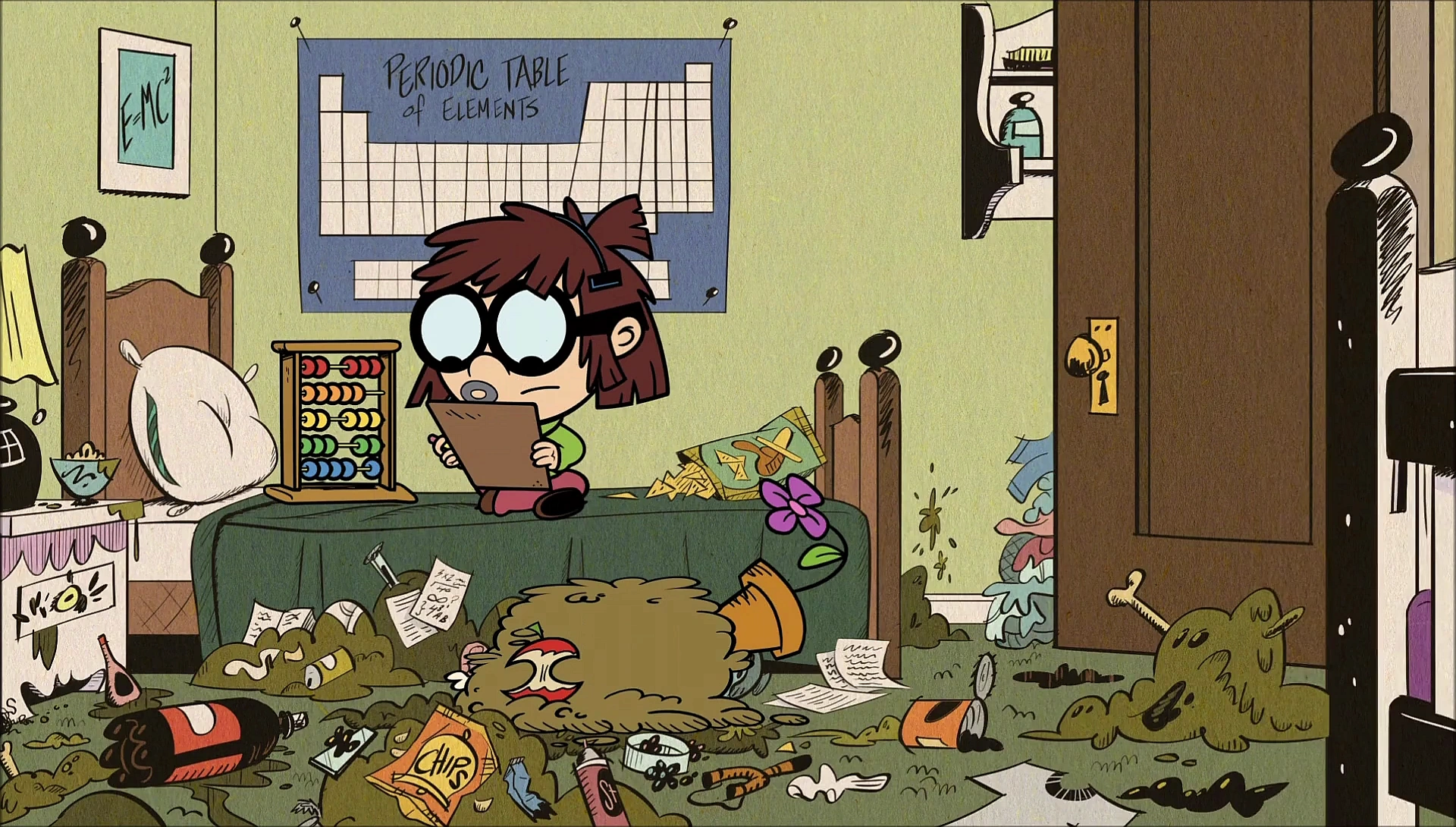 Image - S1E12B Lisa in her messy room.png | The Loud House Encyclopedia ...