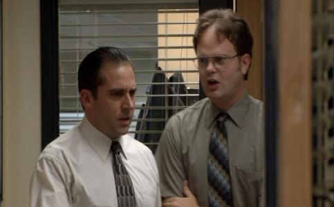 Dwight With Blonde Hair