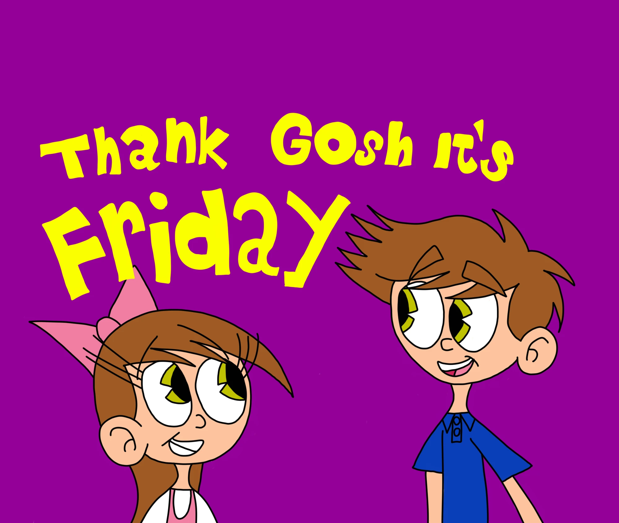 Thank Gosh It's Friday | TheRealCartoonist Wiki | Fandom
