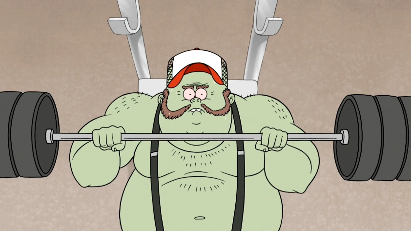 Image - S5E11.034 Muscle Dad Lifting 02.png | Regular Show Wiki ...
