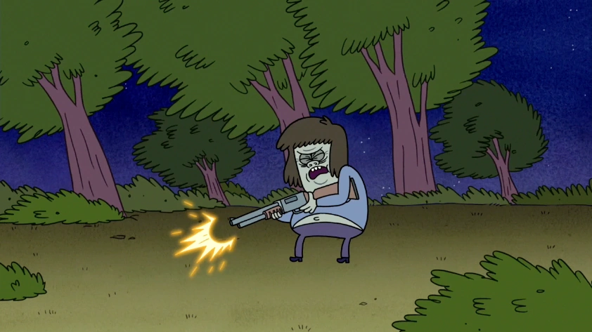 Image - S3E04.335 Muscle Man Firing His Shotgun.png | Regular Show Wiki ...