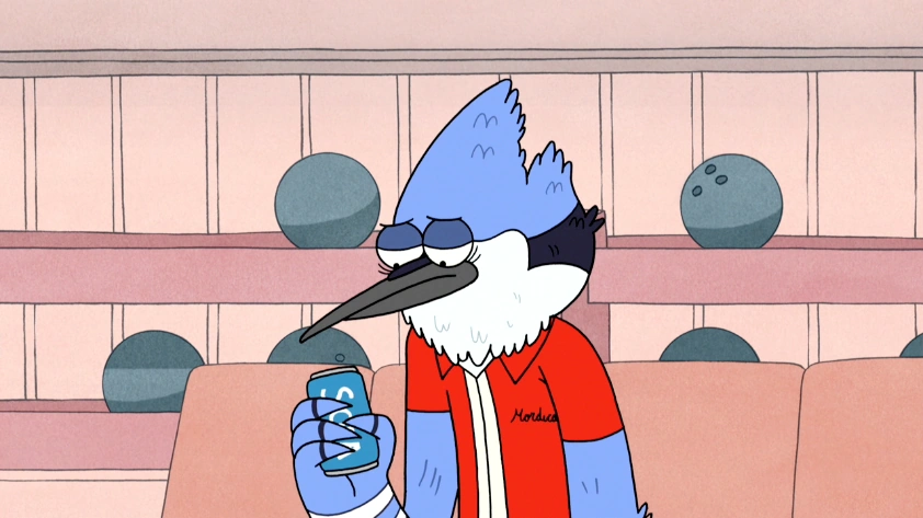 Image - S5E01.024 Sad Mordecai with a Soda.png | Regular Show Wiki ...