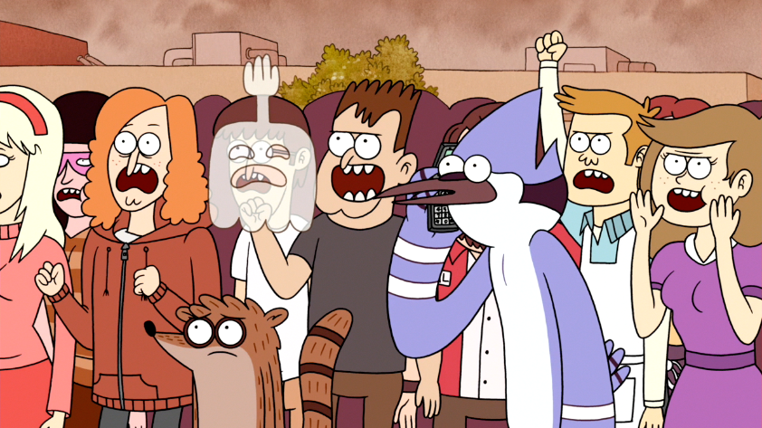 Image S4e34 121 Starla Calling Mordecai During The Contest Png