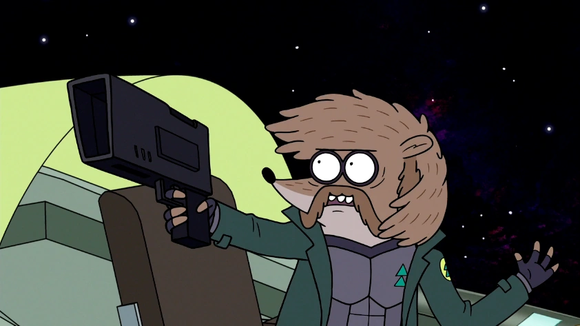 Image - M01.085 Future Rigby Aiming His Gun.png | Regular Show Wiki ...