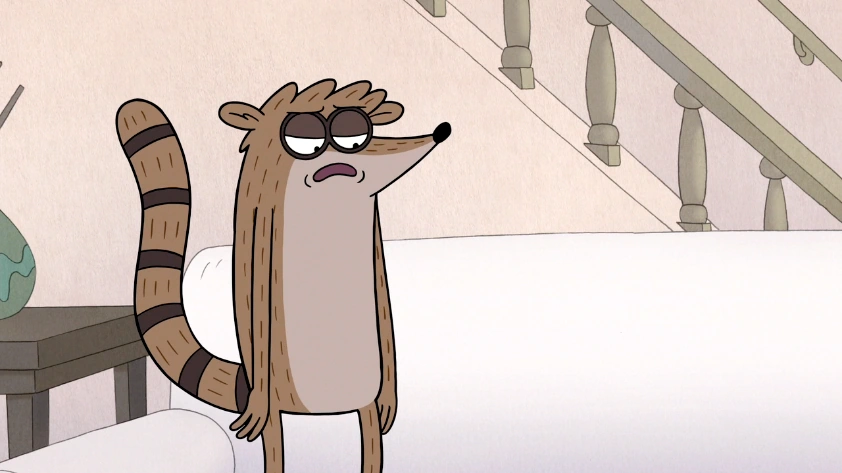 Image - S7E21.085 Rigby is Sad His Hard Work will End.png | Regular ...