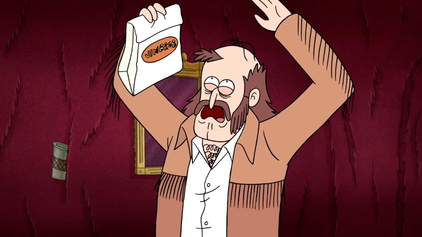 Image - S5E04.064 Barry Slowly Falling Back Again.PNG | Regular Show ...