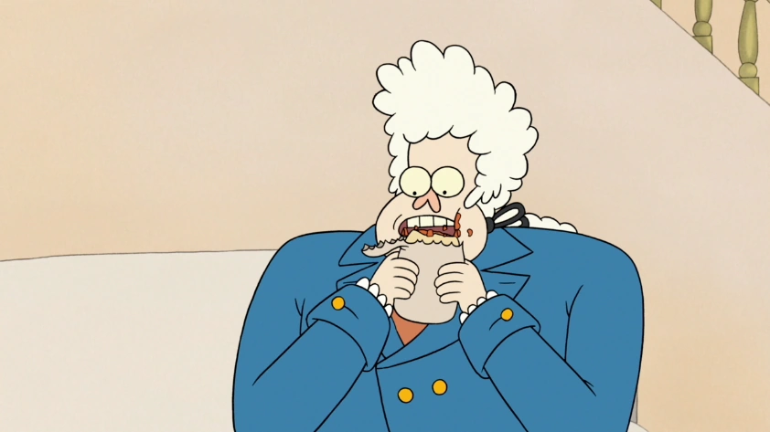 Image - S5E06.038 Walks Eating a Pizza Pouch.png | Regular Show Wiki ...