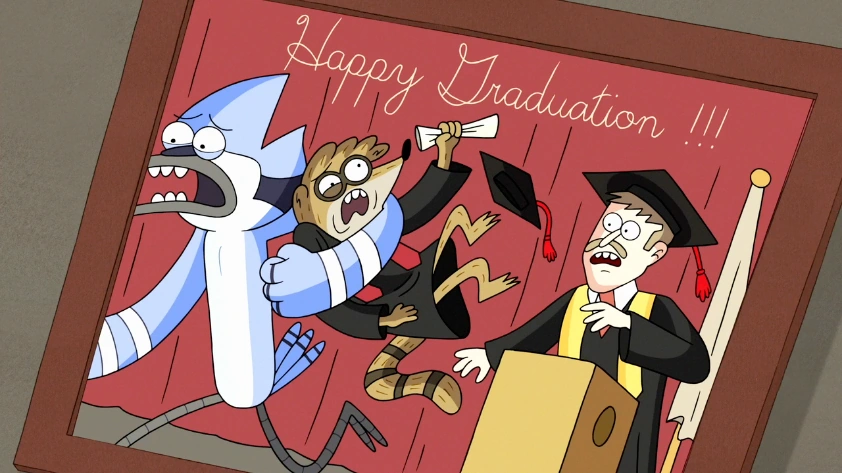 Image - S7E36.369 Rigby's Graduation Photo.png | Regular Show Wiki ...