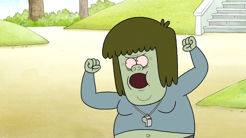 Image - S4E24.071 Muscle Man Cheering for Mordecai and Rigby.png ...