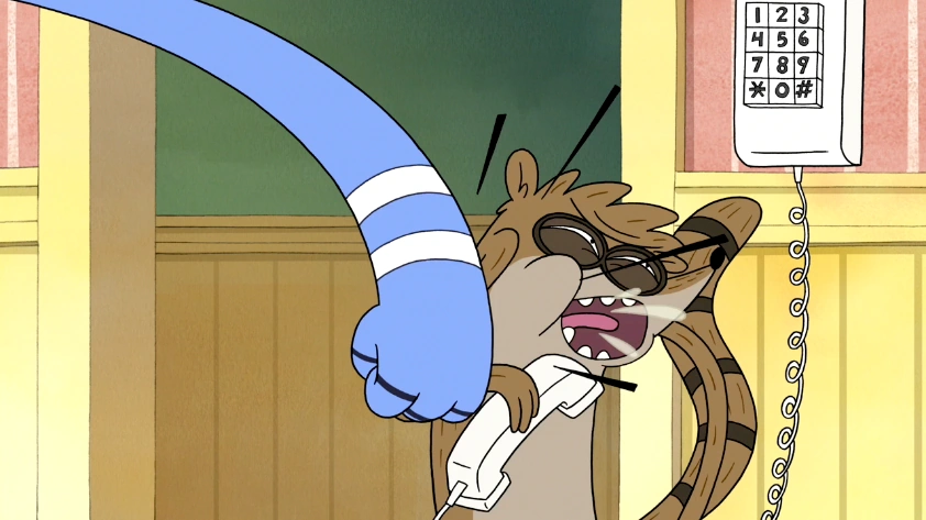 Image - S4E36.085 Mordecai Punching Rigby.png | Regular Show Wiki ...