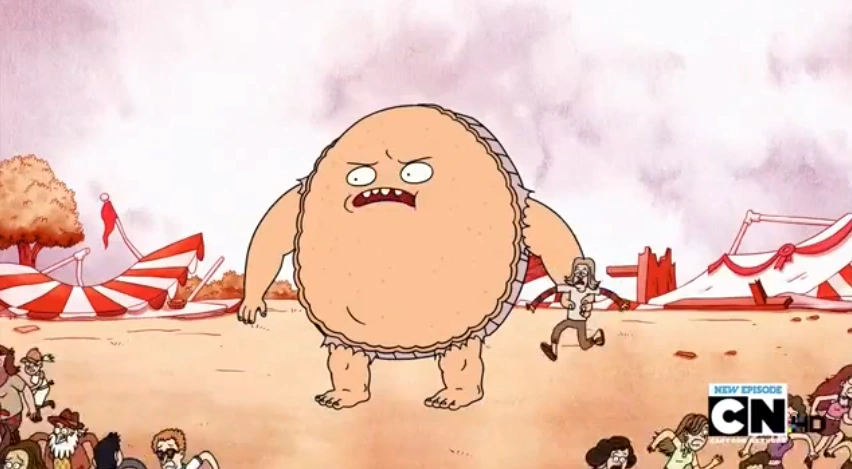Image - S4 e4 Promise pie monster.PNG | Regular Show Wiki | FANDOM ...