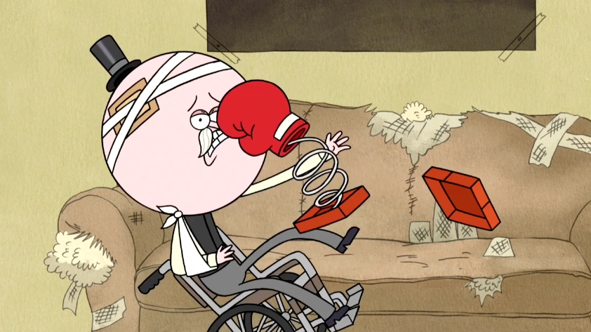 Image - S3E35.193 Boxing Glove in the Box Prank on Pops.png | Regular ...