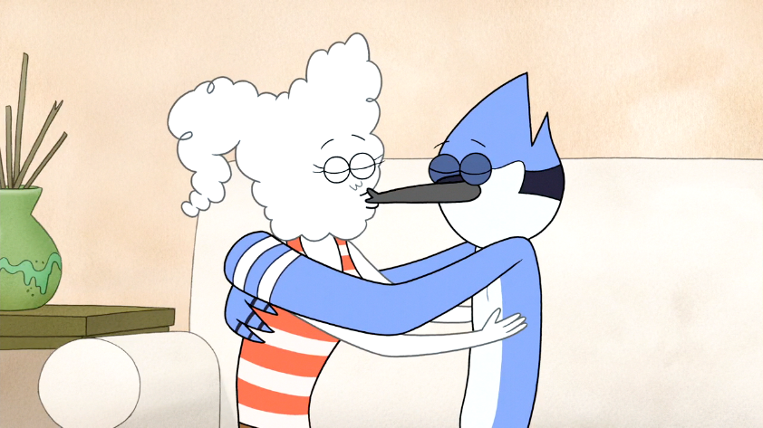Image S6e20 046 Mordecai And Cj Kiss Png Regular Show Wiki Fandom