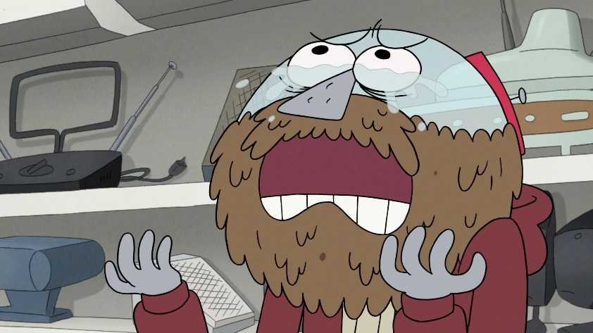 Image - S8E03.201 Benson Crying from the Video.png | Regular Show Wiki ...