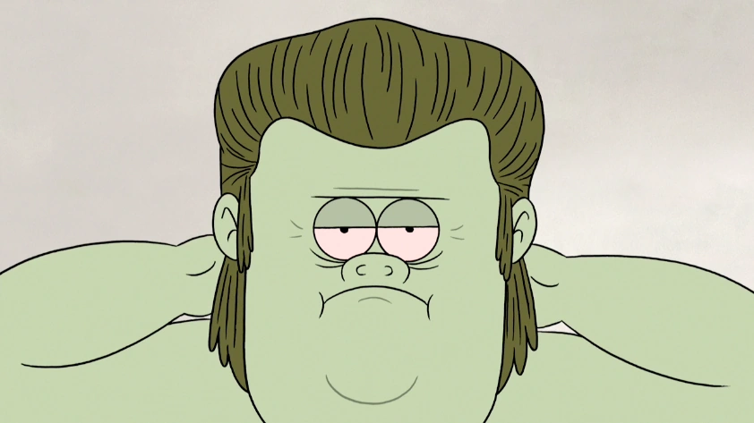 Image - S5E11.114 Muscle Man Applying Hair Gel.png | Regular Show Wiki ...