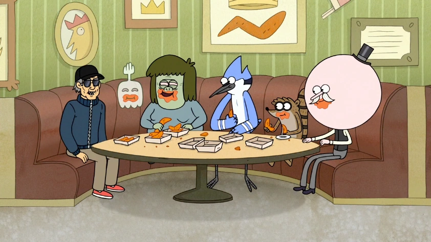 Image - S7E22.097 The Guys at Wing Kingdom.png | Regular Show Wiki ...