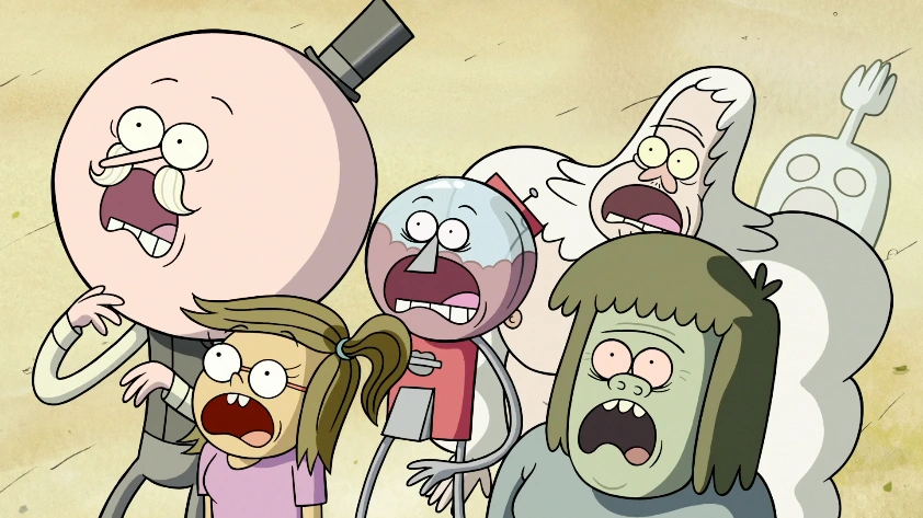 Image - S8E01.182 Everyone Screaming at the Explosion.png | Regular ...