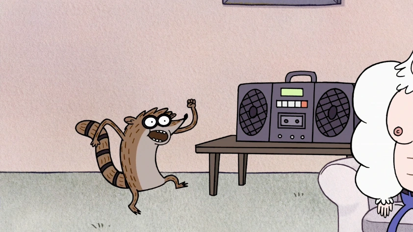 Image - S2E09.062 Rigby Dancing to His Music.png | Regular Show Wiki ...