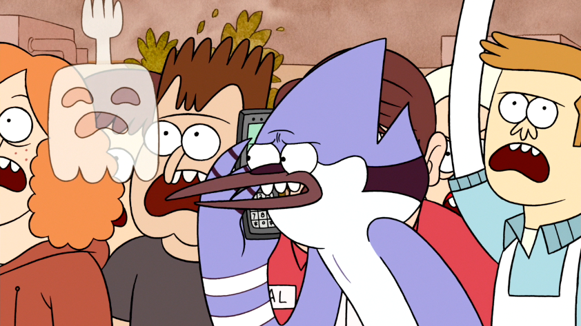 Image S4e34 126 Mordecai Telling Starla Muscle Man Is Good Png