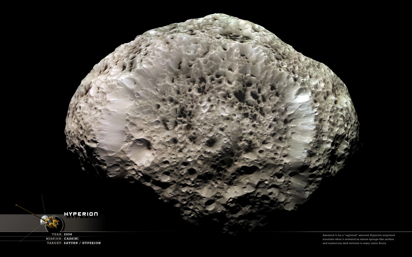 Hyperion (moon) | The Science Database Wiki | FANDOM powered by Wikia