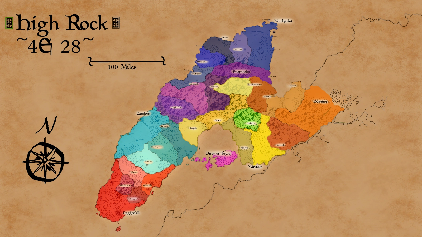 Realms of High Rock | The Shattered Empire Series Wiki | Fandom