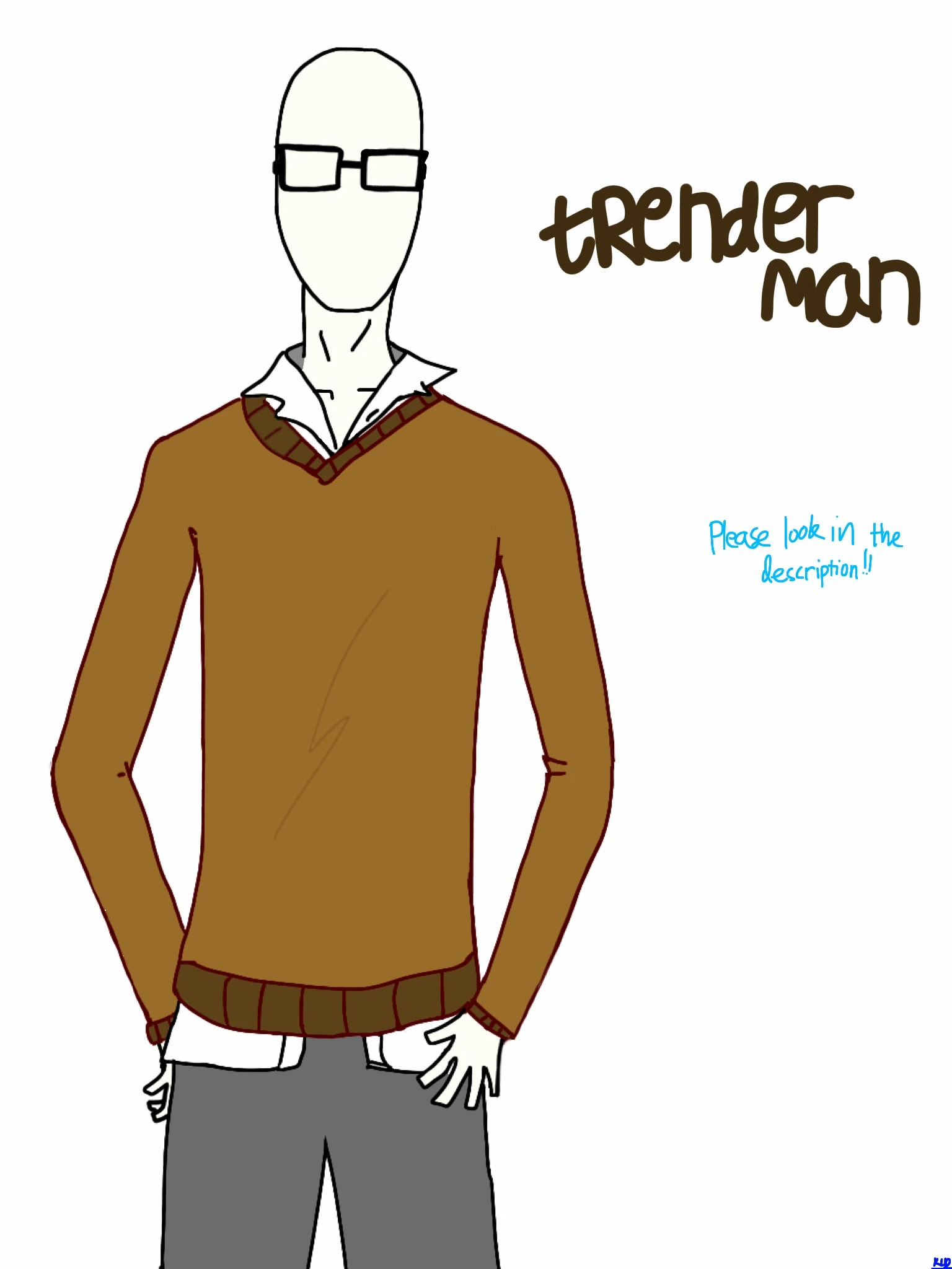 Image - Trenderman redone by kldono-d5xbefs.jpg | The Slender Man Wiki ...
