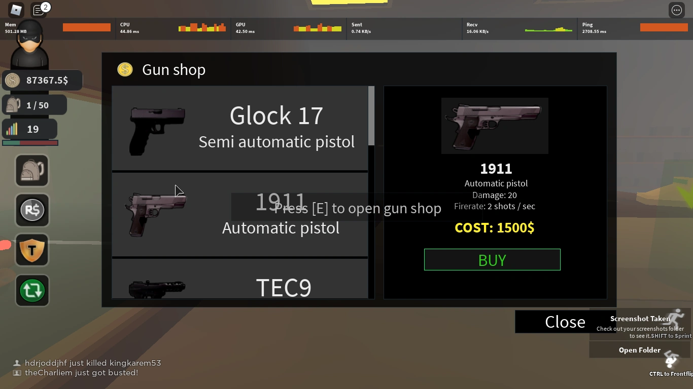 1911 | Thief life simulator roblox Wiki | Fandom