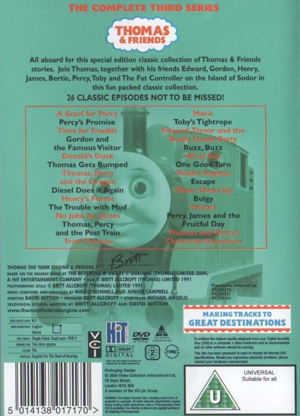 Classic Collection - Series 3 | Thomas And Friends DVDs Wiki | Fandom