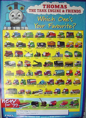 Image - 1999ERTLThomasPoster.JPG | Thomas The Tank Engine & Friends ...