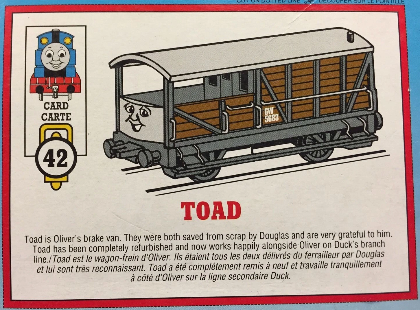 Toad | Thomas The Tank Engine & Friends ERTL Wiki | Fandom