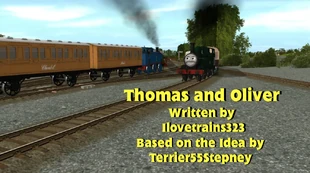 Thomas and Oliver | Thomas:The Trainz Adventures Wiki | Fandom