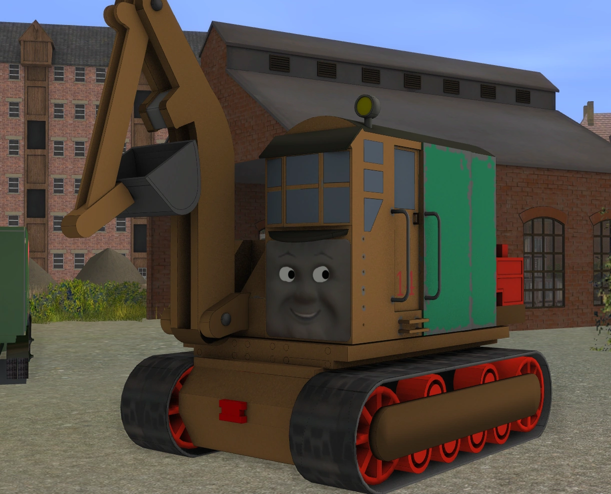 Oliver (Excavator) | Thomas:The Trainz Adventures Wiki | Fandom