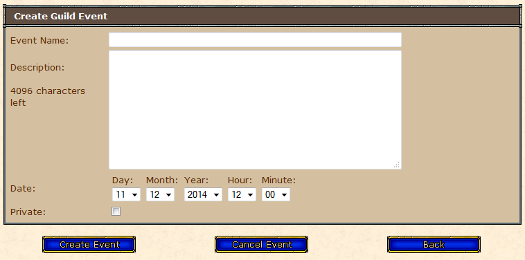 Guild Events | TibiaWiki | Fandom